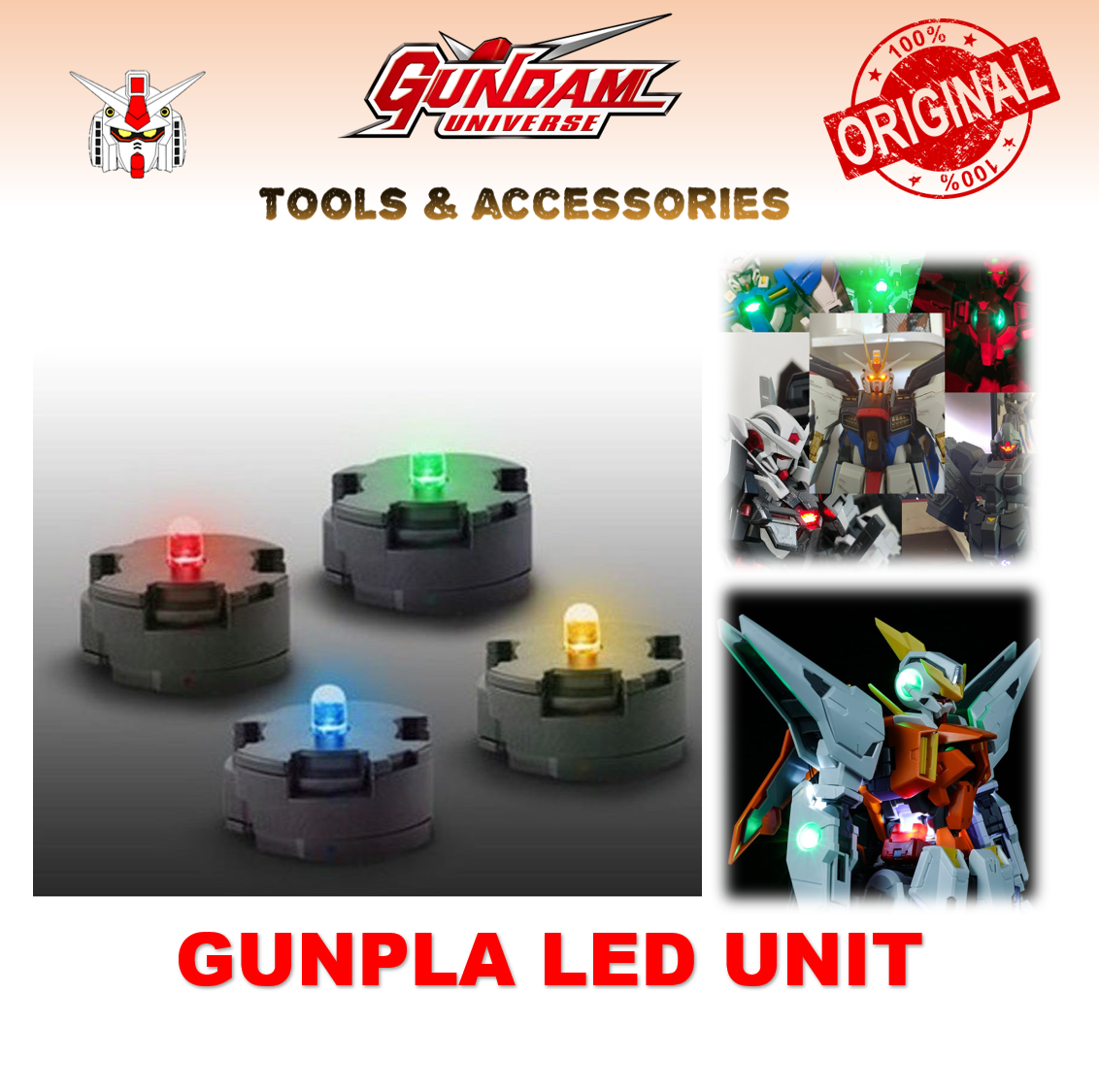 Master Grade Gundam led/Gunpla led Unit / Gundam eye led yellow/green ...