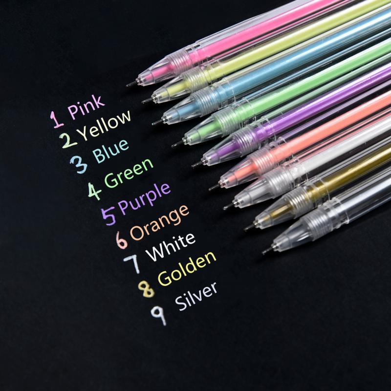 Lolede Multicolour Ballpoint Gel Pens Set Painting Drawing Pen Cover ...