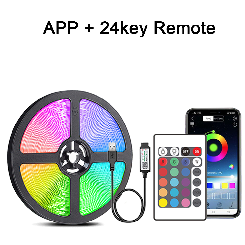 【Bestseller】 Led Lights for Room RGB Led Strip Color Changing RGB Tape ...