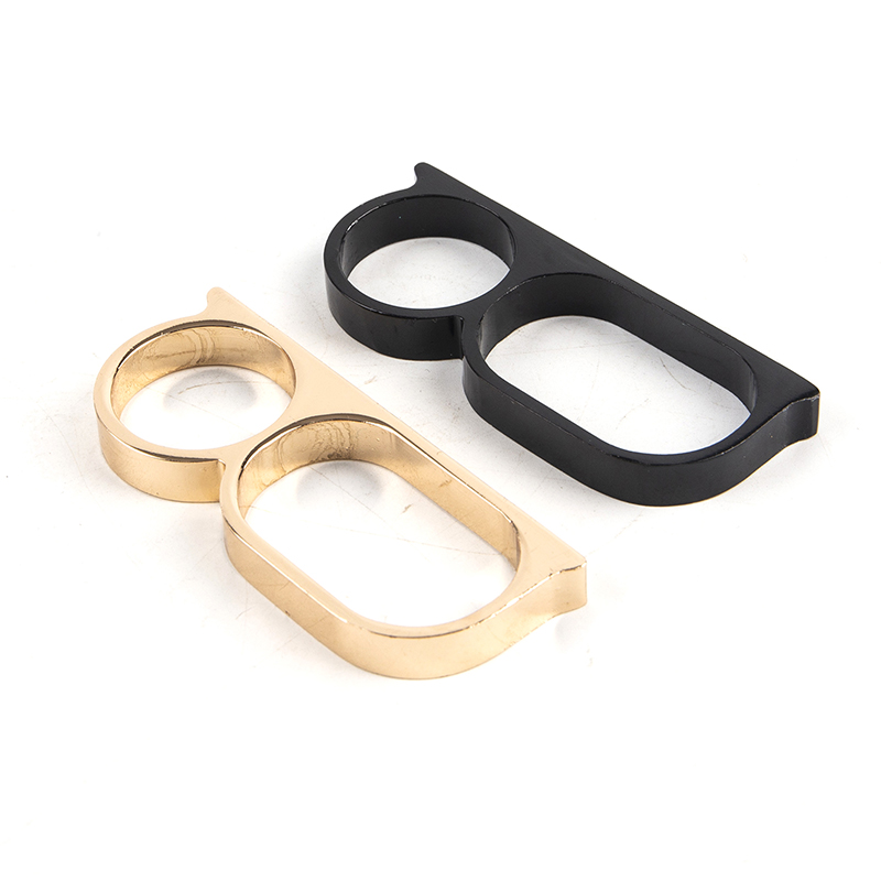 Personality Hyperbole Ring For Men Double Knuckle Blogger Two Finger ...