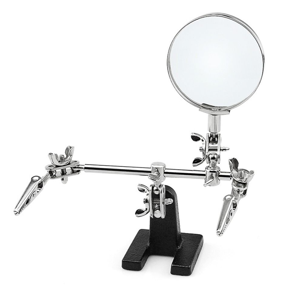DUGENT With Magnifying Glass Third Hand Electrical Circuits Holder ...