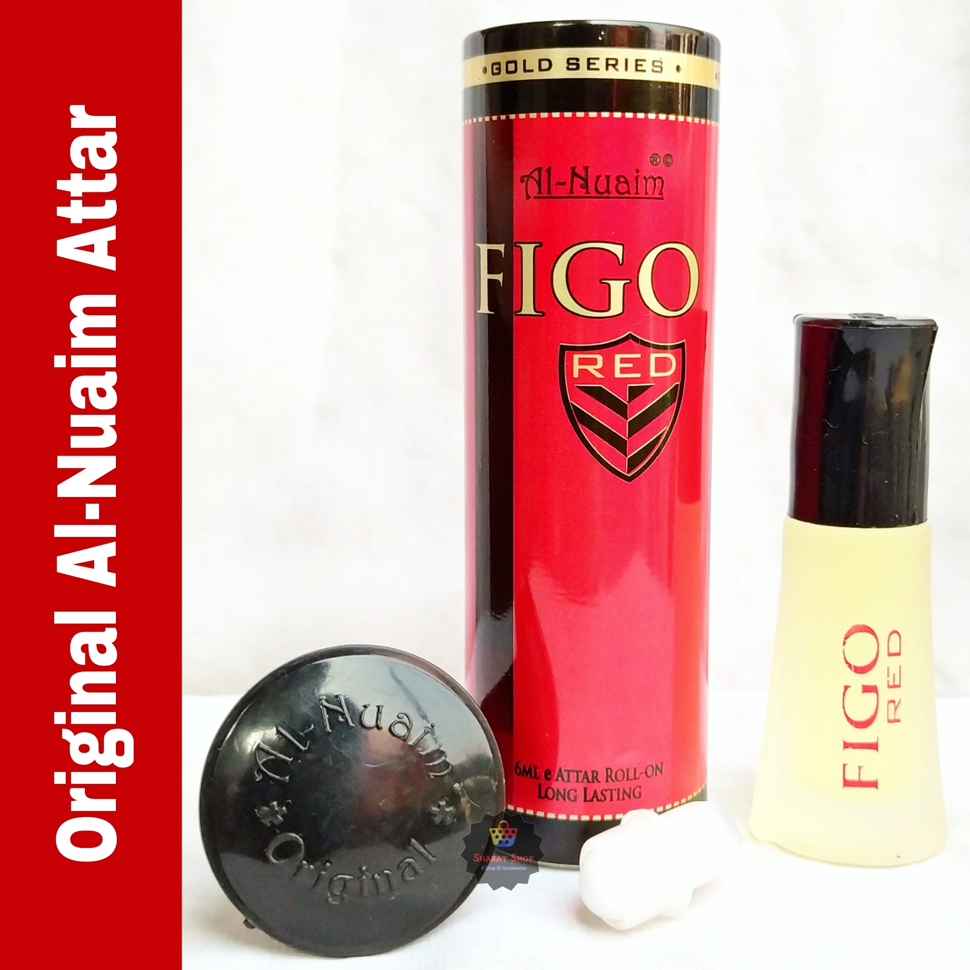 Al Nuaim Figo Red Roll On Attar Non Alcoholic Long Lasting Perfume ...