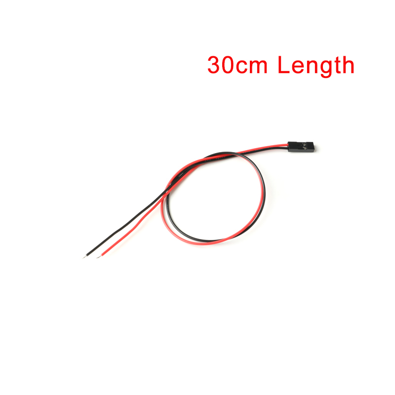 10pcs/lot 2pin 2 Pin Female Connector Wire 24awg 2p Dupont Cable For 3d ...