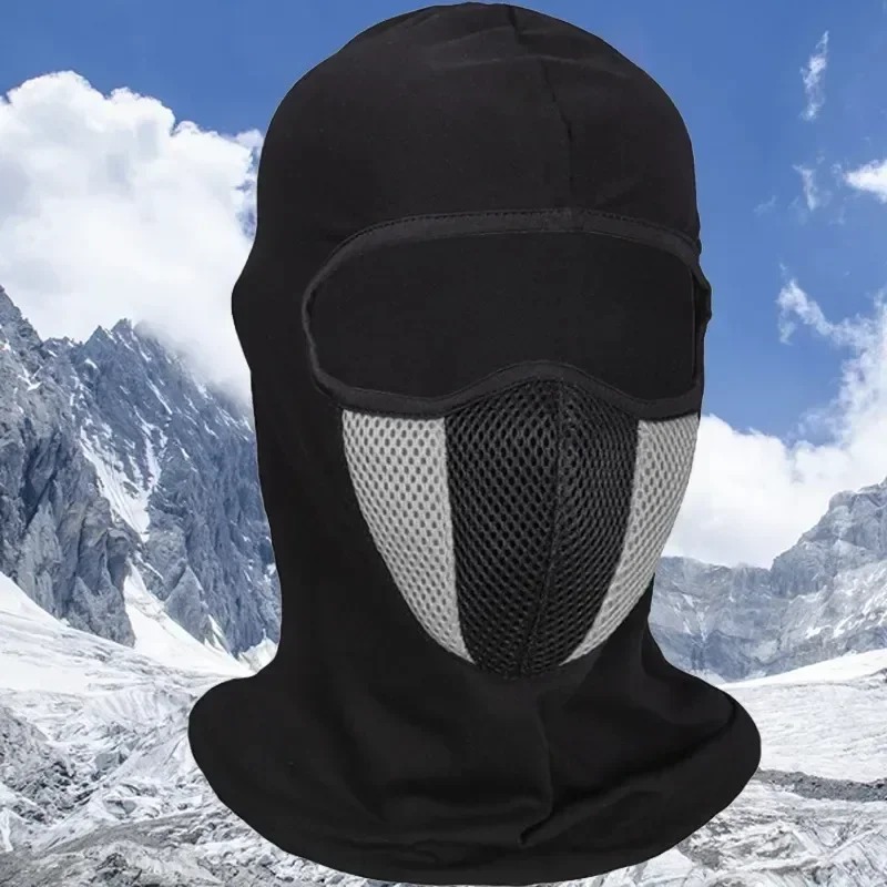 Breathable Motorcycle Balaclava Full Face Mask Cycling Sports Neck Face Mask Dustproof Windproof ...