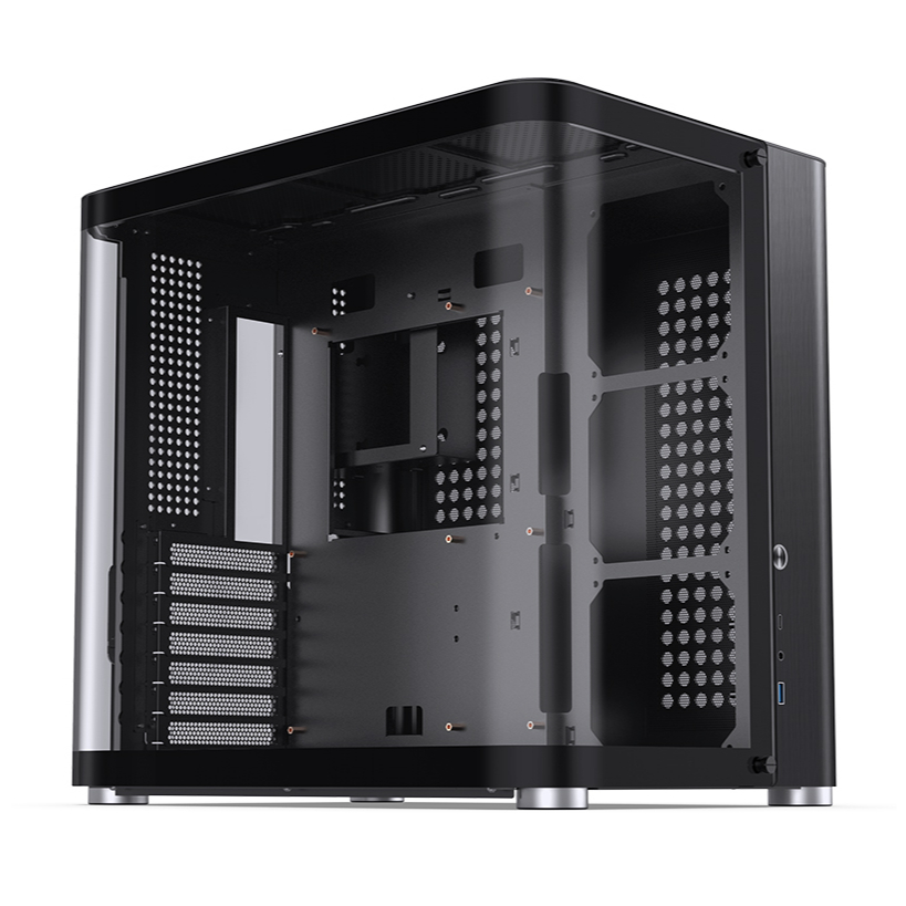 # Jonsbo TK-2 - Dual Chamber Mid Tower T.G PC Case # [BLACK/WHITE] | Lazada