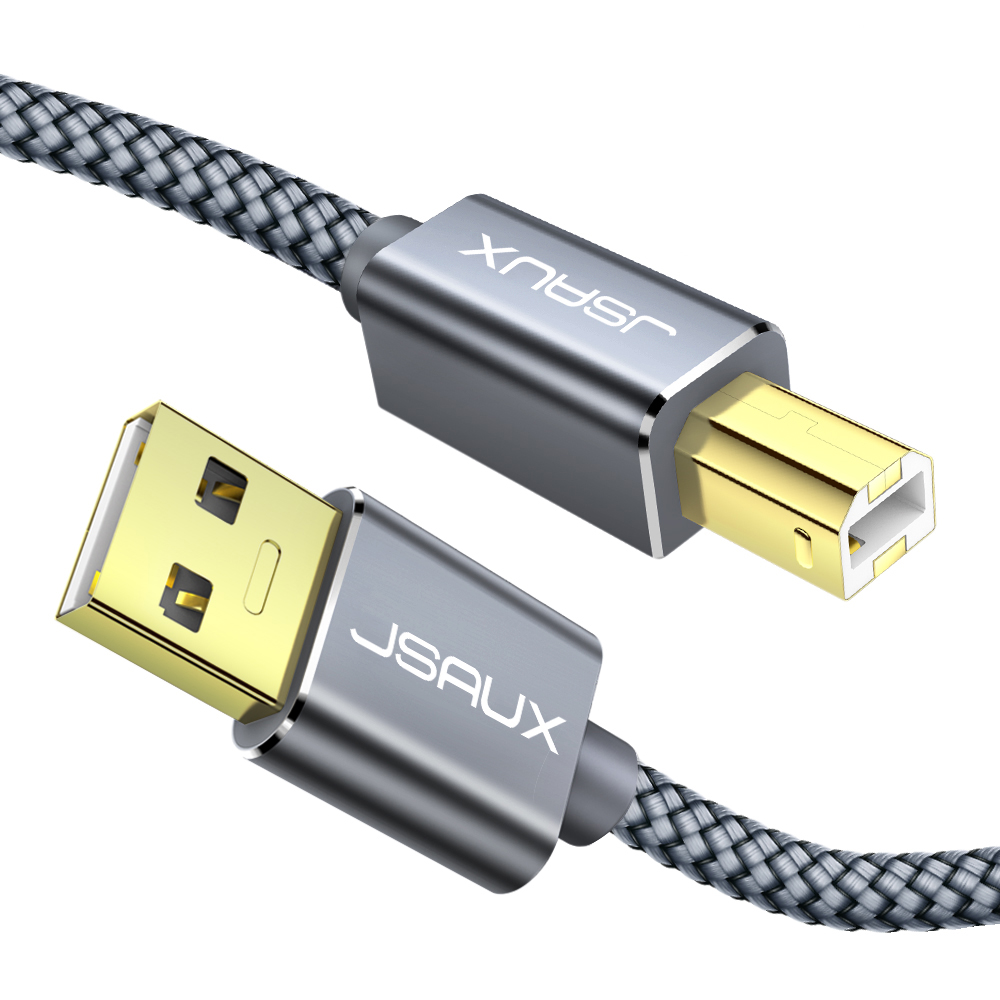 【VogueVenture】JSAUX Dell USB Printer Cable Type A Male to B Male ...