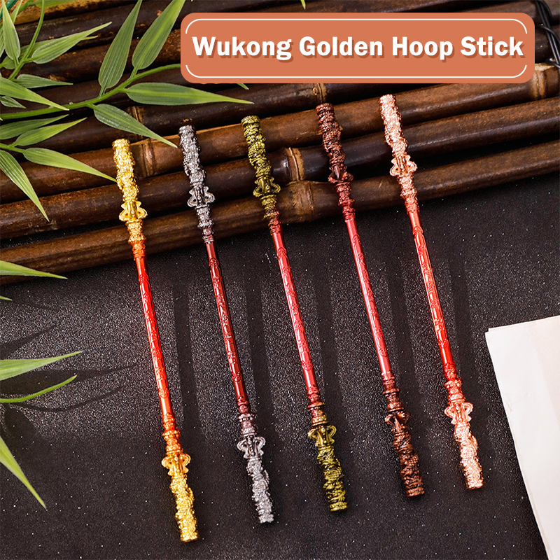 Creative Mini Wukong Cudgel Meatal Model Monkey King Wukong Weapon ...