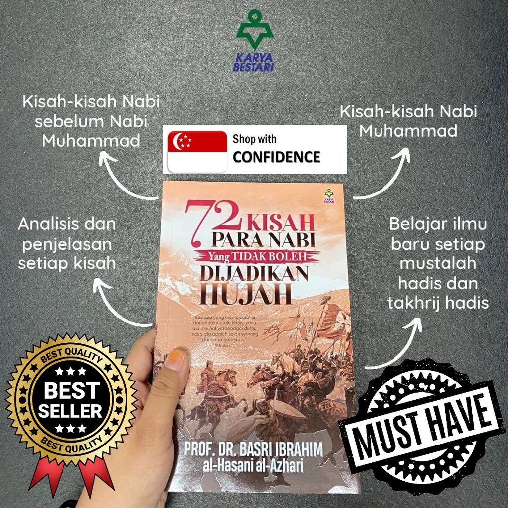 72 Kisah Para Nabi Yang Tidak Boleh Dijadikan Hujah - Prof. Dr. Basri ...