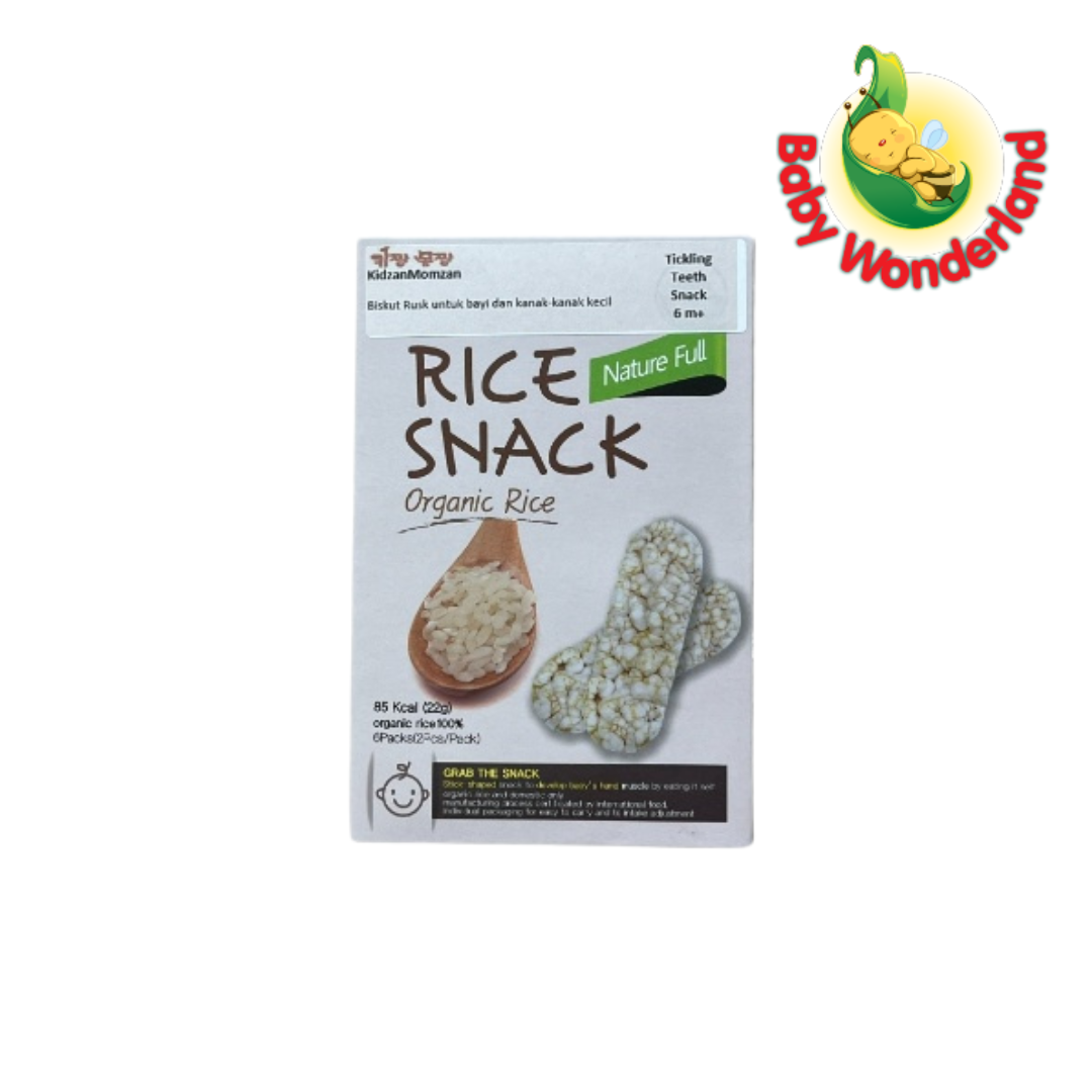 Kidzan Momzan Organic Tickling Rice Snack (22g) | Lazada