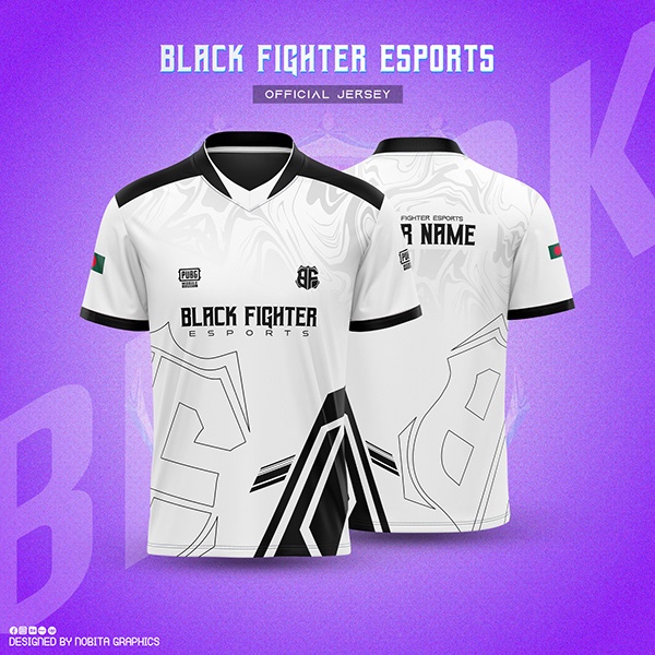 Esport Jersey Ph Custom Name Customize Black Fighter Esports Official ...