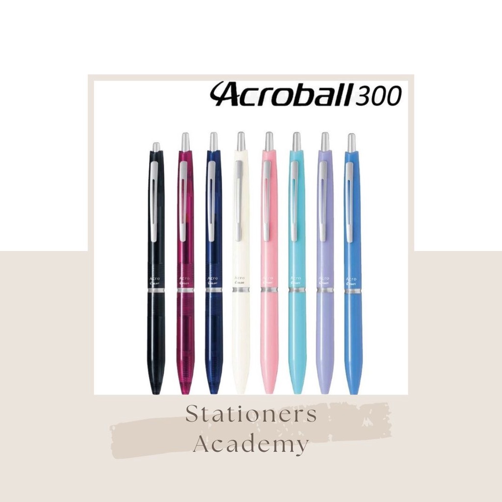 Pilot Acroball 300 Acro300 bac-30ef assorted body color | Lazada PH