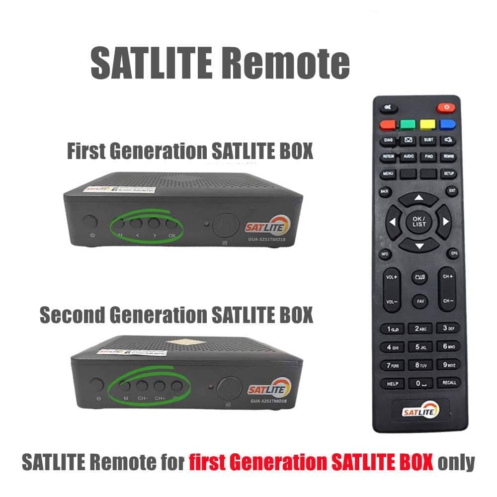Cignal Remote Control for Cignal Satlite TV box First Generation ...