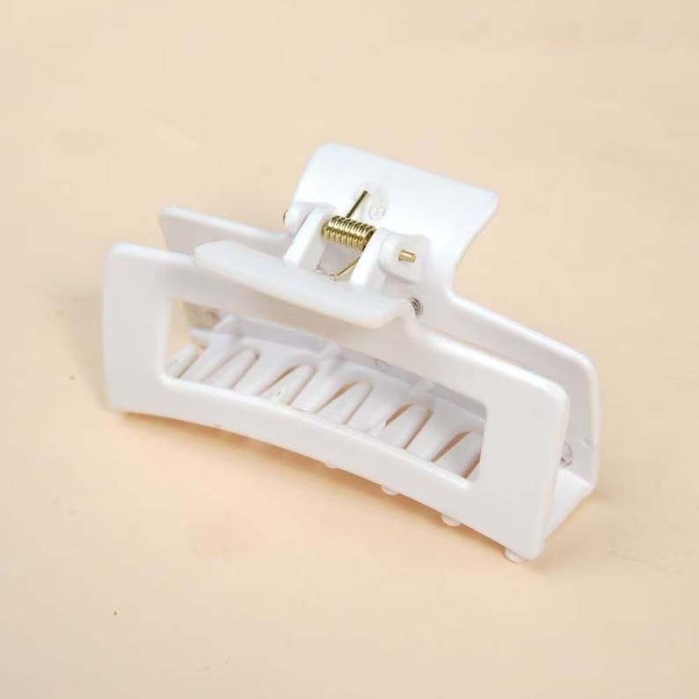 Hair Clip Safe Silicone Shark Clip Square Creative Straight Line Shaped ...