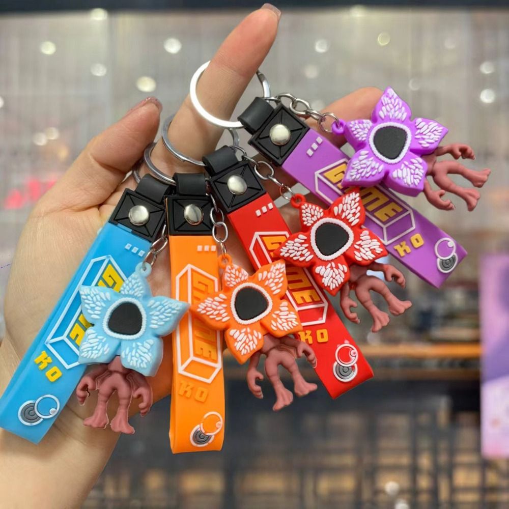 Bag Charm PVC Stranger Keychains Backpack Decorations Model Doll ...