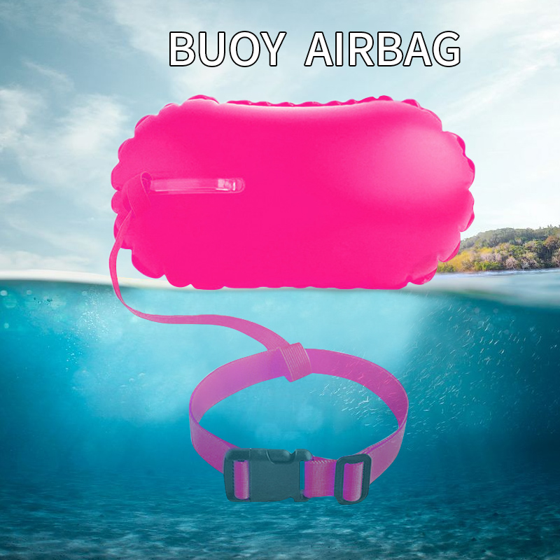 Waterproof Air Bag Swim Buoy Tow Float Inflatable Swimming Bag with ...