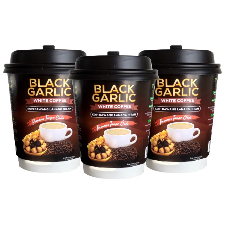 Single Clove Black Garlic Coffee Sugar Free | Kopi Bawang Putih Tunggal ...