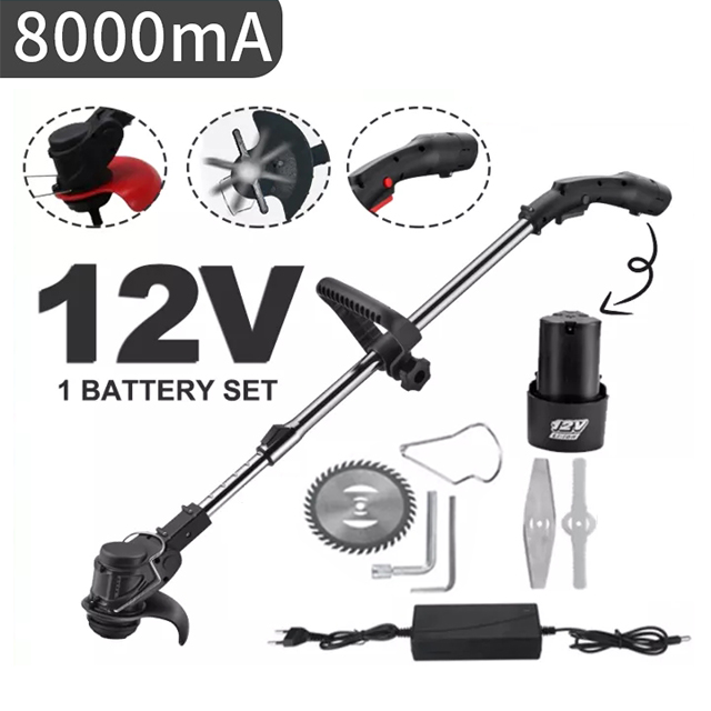 【Ready Stock】36V/48v Electric lawn mower rechargeable grass cutter（with ...