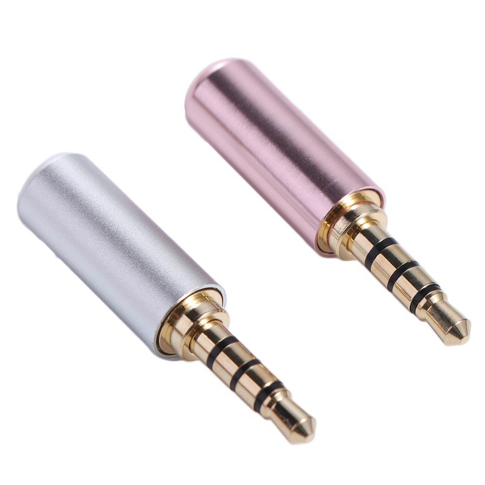 3.5mm DIY AUX Plug Welding Head 4 Poles Headphone Jack Plug 3.5mm Audio ...