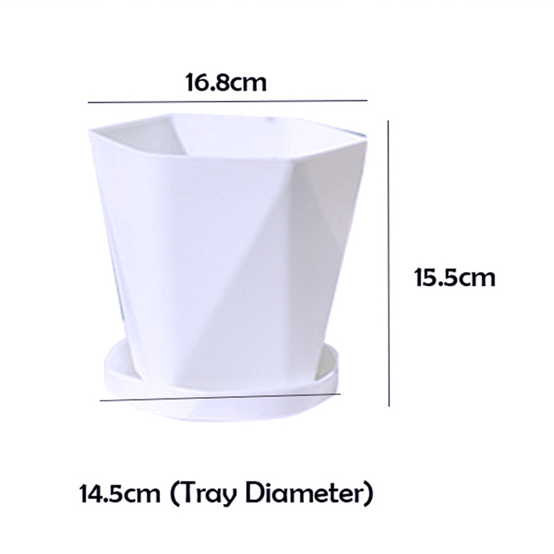 Lefang Plastic Planter Flower Pots Multicolor Balcony Garden Plant ...