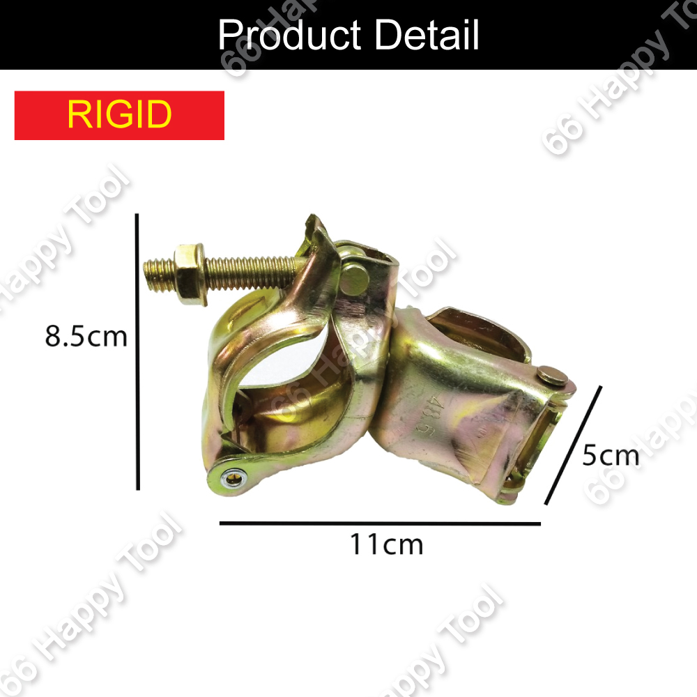Construction Clamp Scaffolding Clamps Rigid / Swivel Connector Staging ...