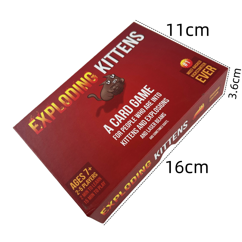 【SmartHorizon】Exploding Kittens Card Game Original Edition Party ...