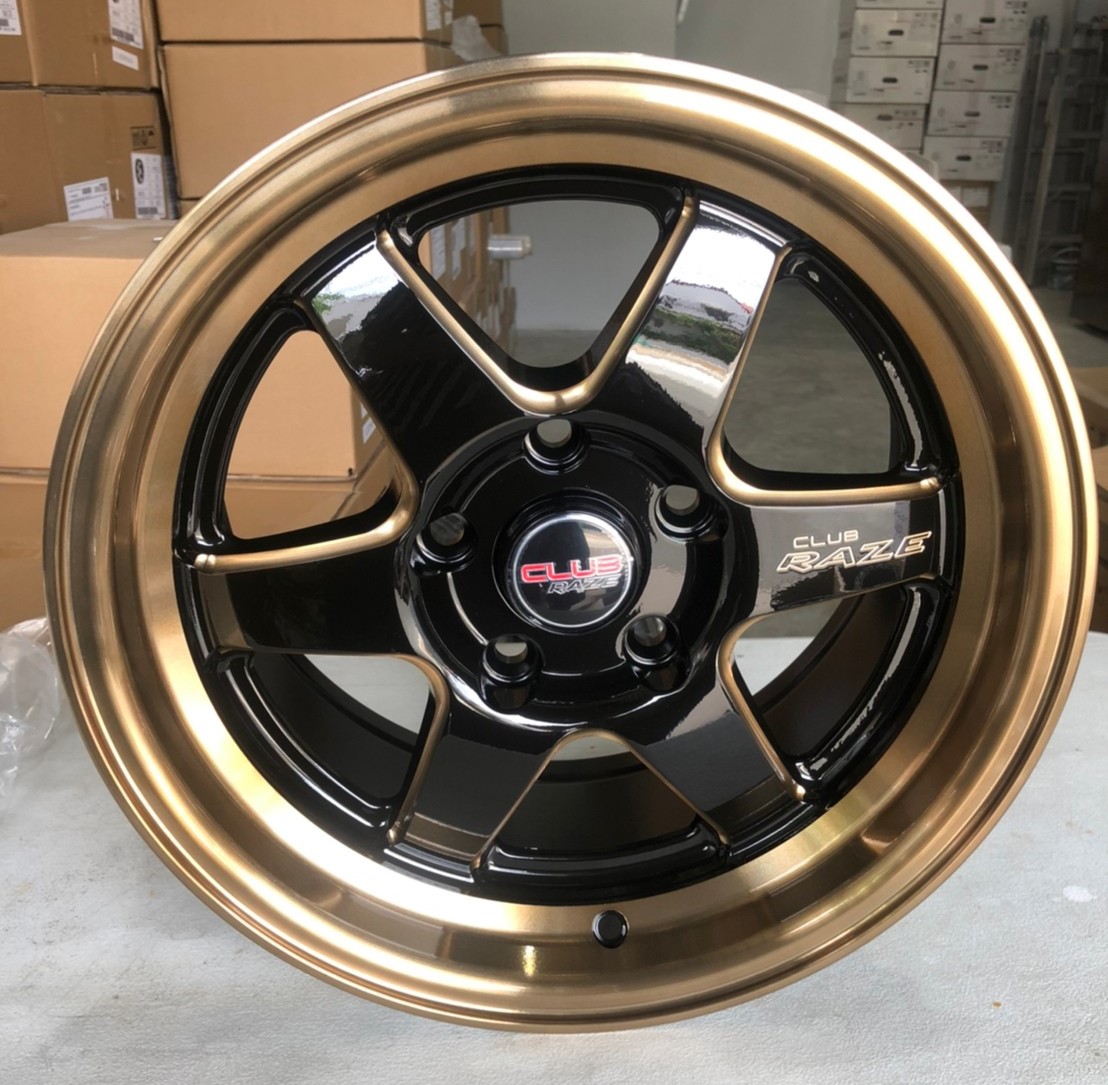 TORQ Wheel D1S ขอบ 15x7.5 5รู114.3 ET20 สีBKCB ล้อแม็ก ทอล์ค torq15 แม็กรถยนต์ขอบ15 ...