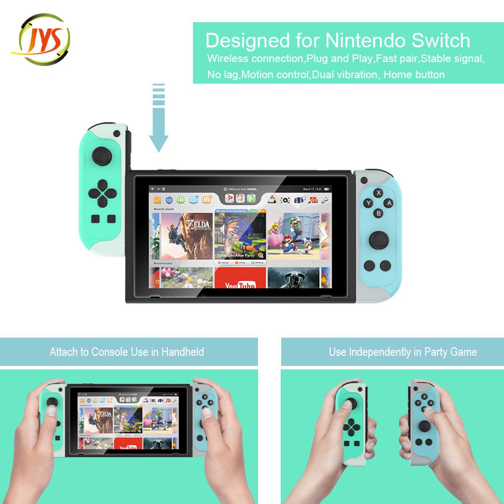 จอย con Joy Pad LR for Nintendo Switch ของ JYS Amiibo แบบ Built-in จอยcon Switch จอย con จอยคอน ...
