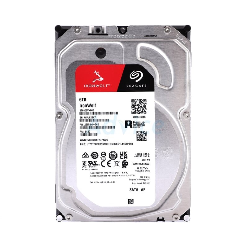 6 TB HDD SEAGATE IRONWOLF (5400RPM 256MB SATA-3 ST6000VN006) - CPU2DAY ...