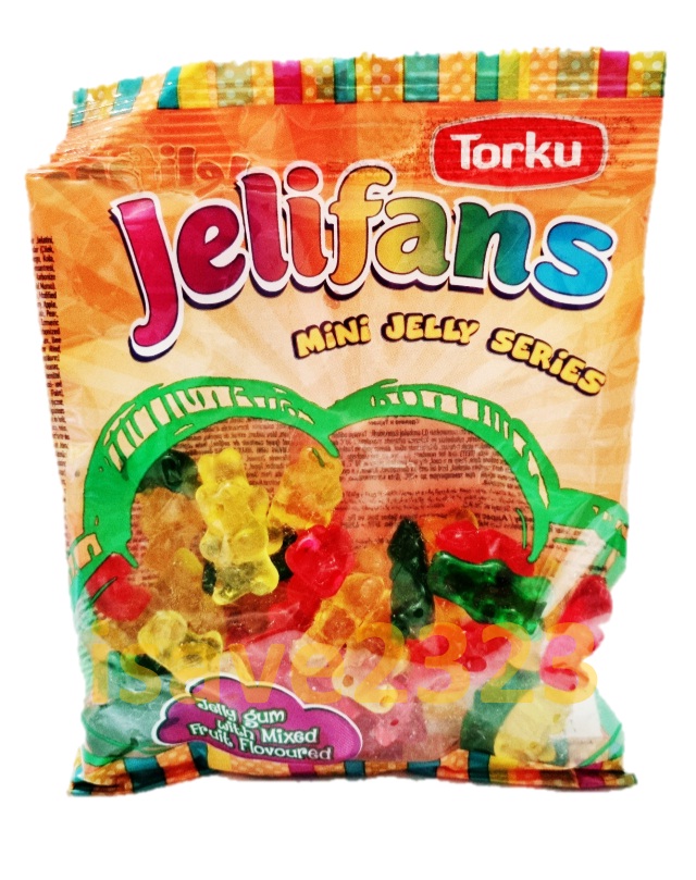 Torku Jelifans Mini Jelly Gum Mixed Fruit Flavoured (80g) - 3 Patterns ...