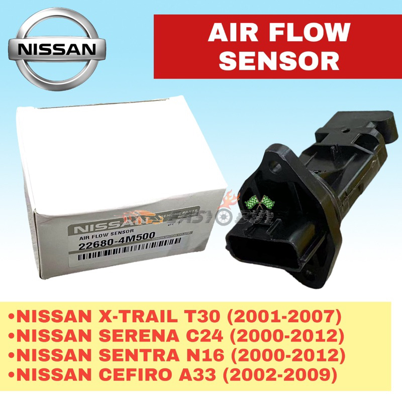 100% ORIGINAL NISSAN AIR FLOW SENSOR 4PIN 22680-4M500 - NISSAN SENTRA ...