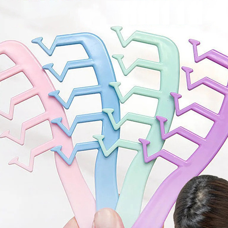 【Eco-friendly】 Z-shaped Comb Hair Fluffy Comb Hair Comb Instant Hair ...