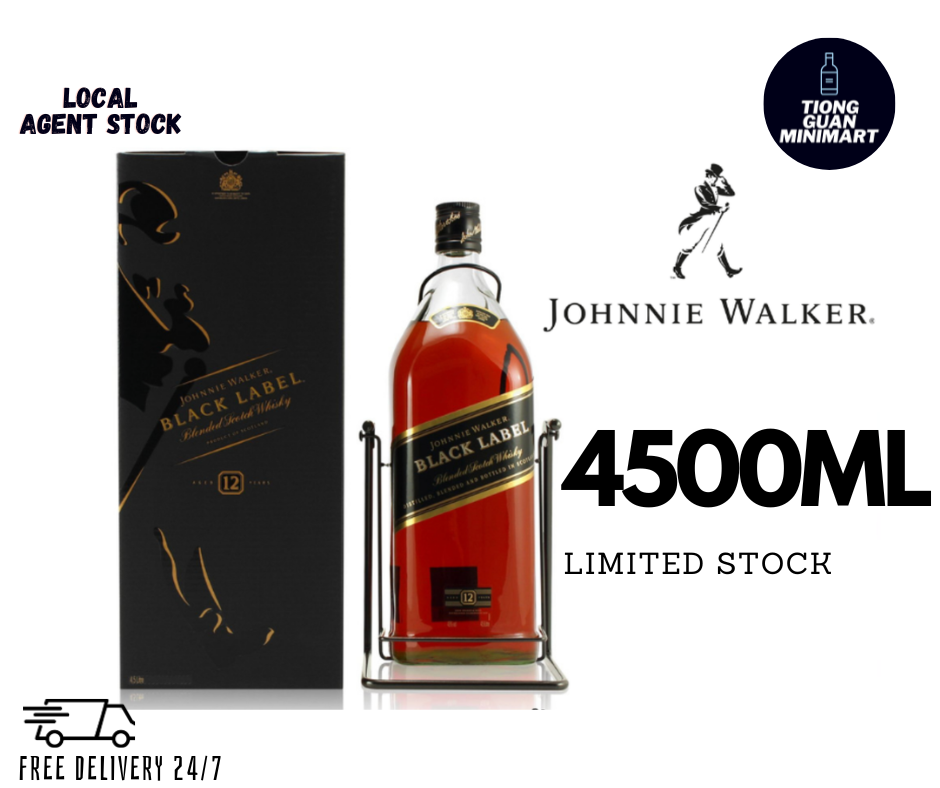 Johnnie Walker Black Label Blended 4500ml With Box Lazada Singapore
