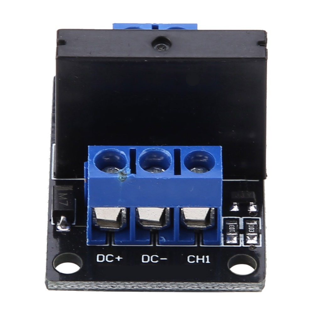 DC-controlled AC DC 5/12V 1 Channel Solid State Relay Module 1-Channel ...