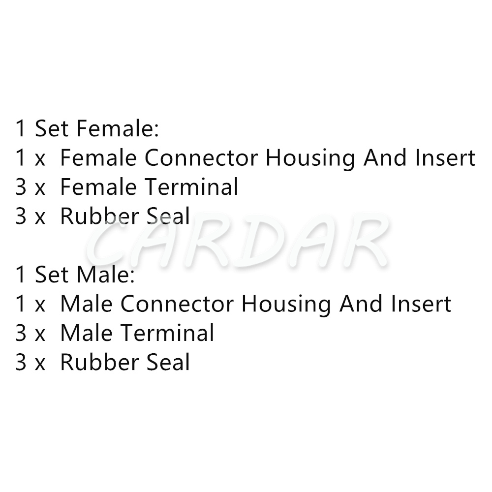 1 Set 3 Pin 2.2 Series Car Electric Generator Regulator Wire Socket ...