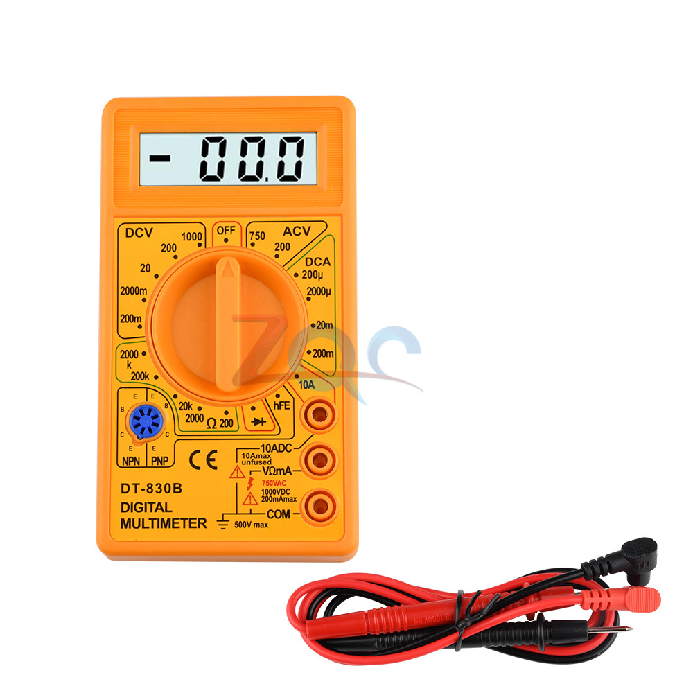 【Shop the Latest Trends】DT830B AC/DC LCD Digital Multimeter Voltmeter ...