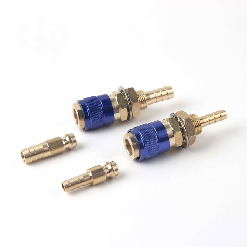 Water Cooled Gas Adapter Quick Connector For TIG/MIG Welding Torch Plug ...