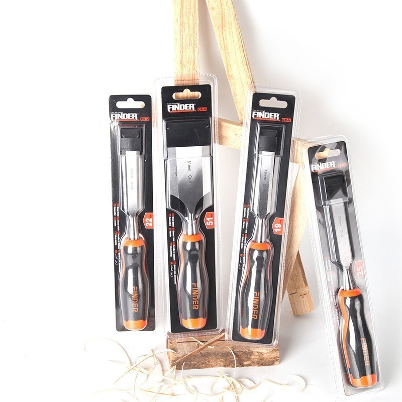 【ZenithVibe】Realmote Flat Chisel Set Plastic Fiber Handle DIY Carpenter ...