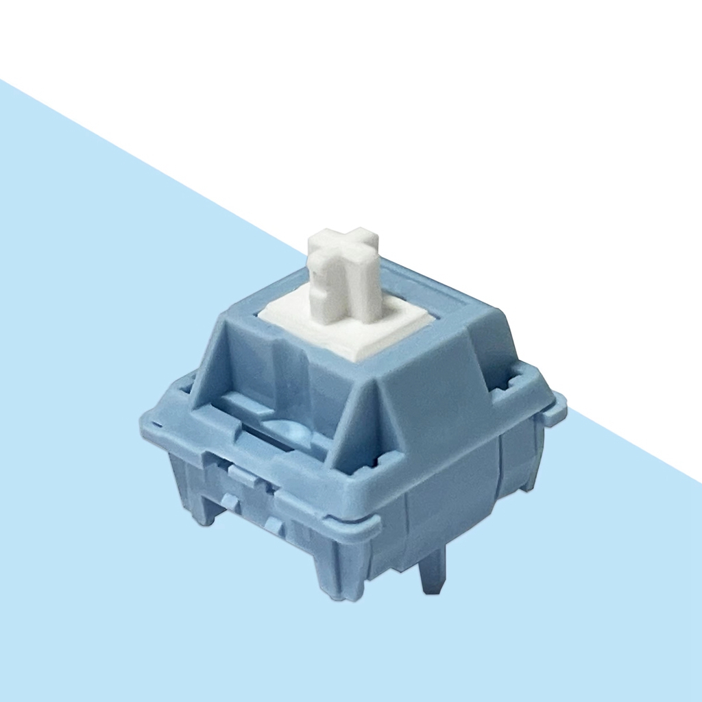 （in stock）Mechanical keyboard Linear Switch 40g 5 Pin Creamy White ...