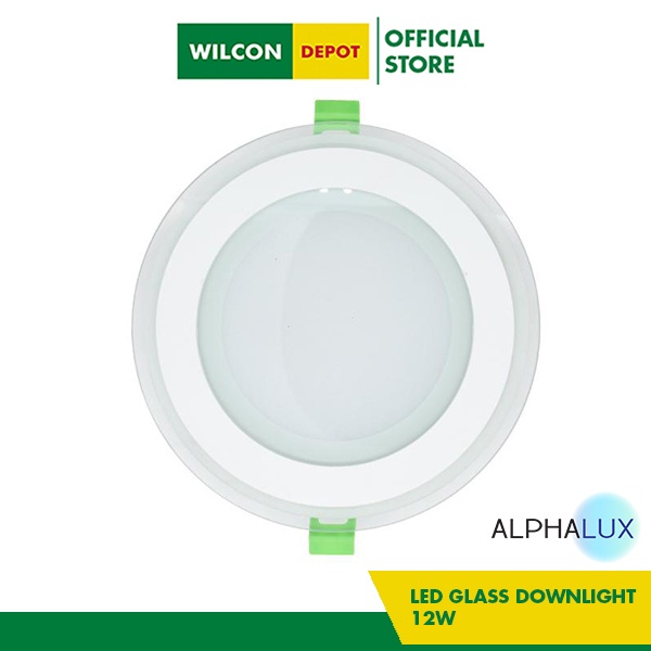 ALPHALUX 12W Daylight 6500K Led Glass Downlight Round RML-65 by Wilcon ...