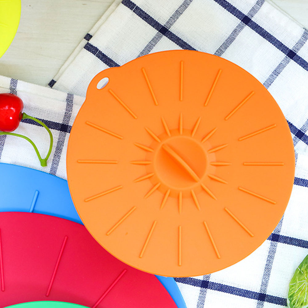 Silicone Suction Lid Easy Vacuum Seal Stretch Sealer Bowl Can Pan Pot ...