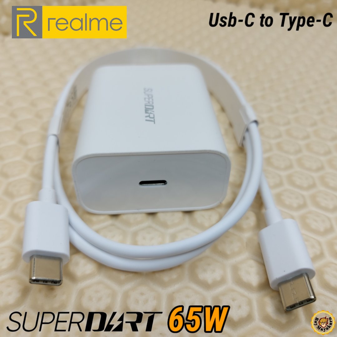 ที่ชาร์จ Realme 9 Pro Plus 65W Usb-C to Type-C เรียวมี Super DART Fast Charge Vooc หัวชาร์จ สาย ...