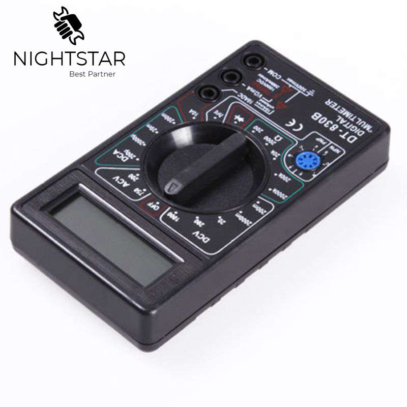 【New design】Digital Multimeter DC AC Voltmeter Ammeter Ohm Diode Tester ...