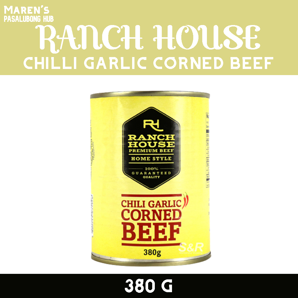 Ranch House Premium Corned Beef ORIGINAL/CHILLI GARLIC Home Style 380 g ...