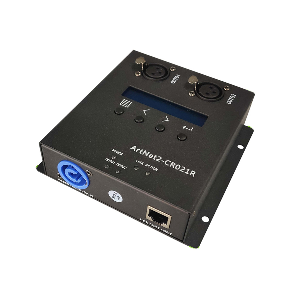 ArtNet DMX 512 Ethernet Lighting Controller Interface 2 Converter Box ...