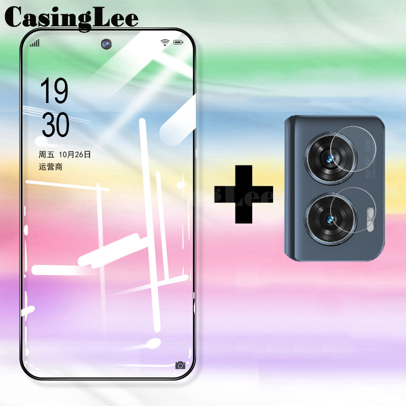 (2 Pieces) Moto G45 Screen Protector Tempered Glass + Camera Lens ...