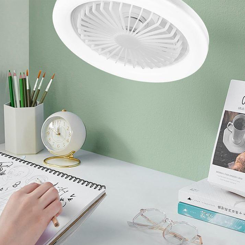 Fan Lamp With Fan Screw Ceiling Kitchen Integrated Led Small Chandelier ...