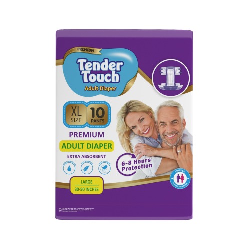 Tender Touch Jumbo Premium Adult Diaper XL10 | Daraz.com.np