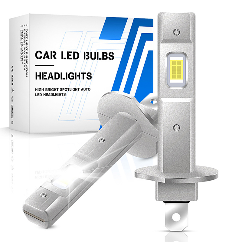 1Pcs H1 Bulbs 1:1 Mini Size 6500K White Super Bright LED Fog Light ...