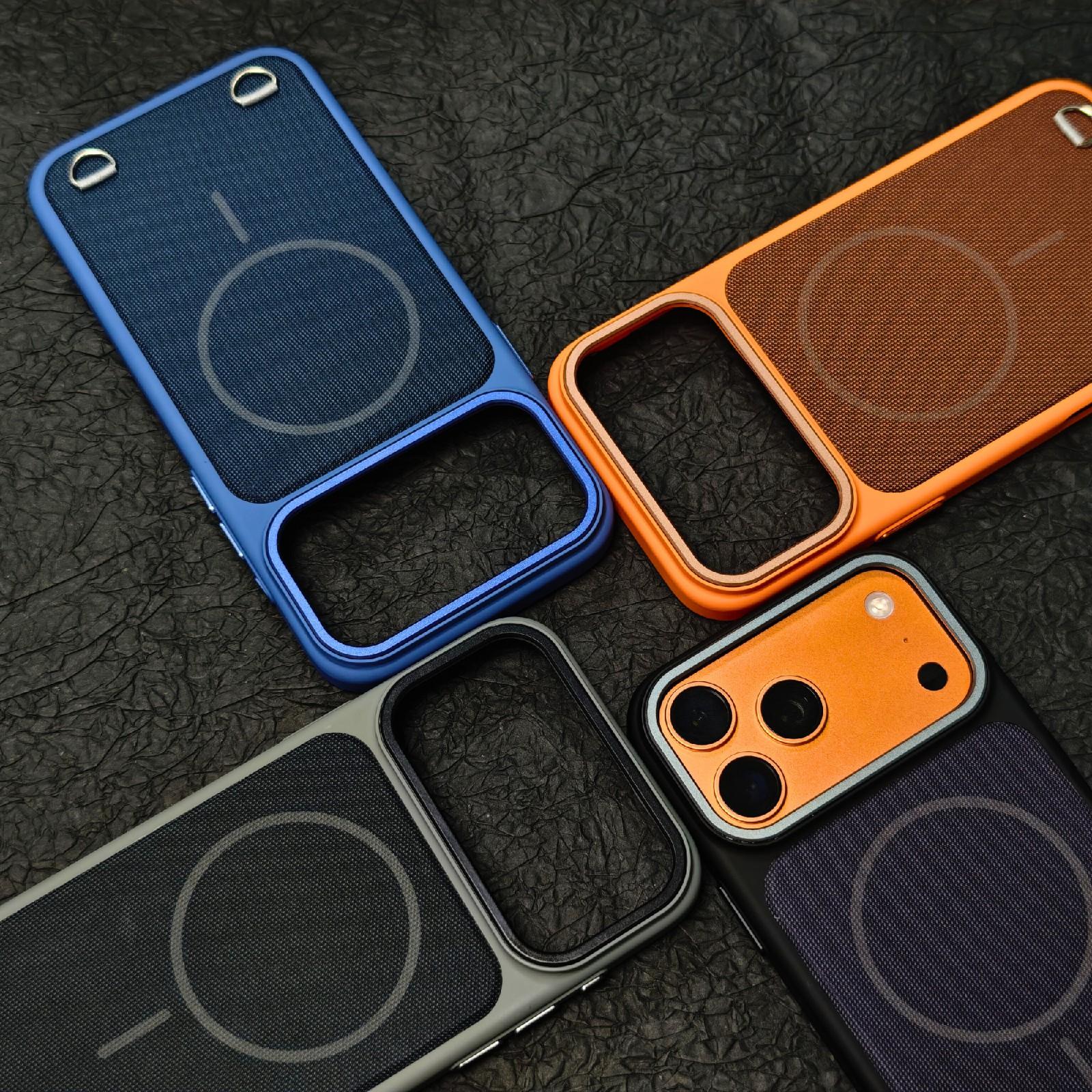 New- Skin Feel PC + Technology Cloth Magnetic Phone Case For iPhone 17 ...