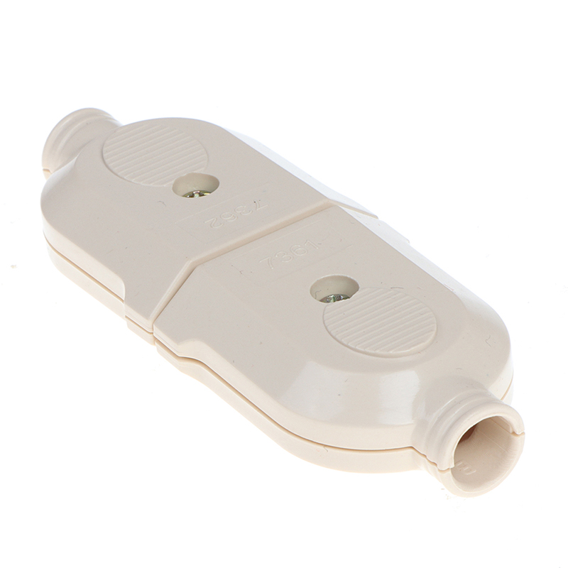 2 Pin EU Plug Male Female electronic Connector Socket Wiring Power ...